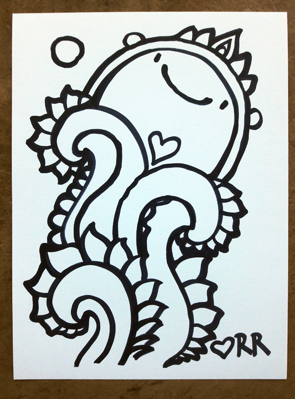 Doodle Dood Original Drawing – allofthisisforyou