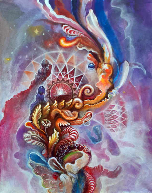 Original Flow Painting "Nihilism Bingo" – allofthisisforyou